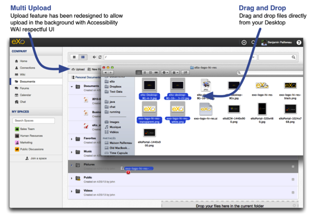 eXo Platform 4 Highlights: Files Management | Document Management Software