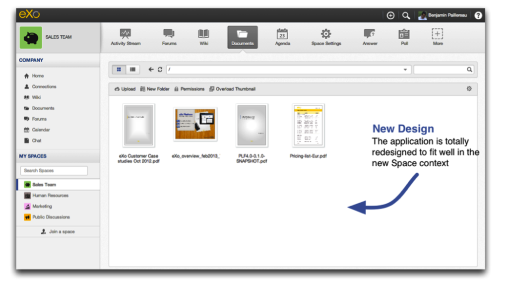 eXo Platform 4 Highlights: Files Management | Document Management Software