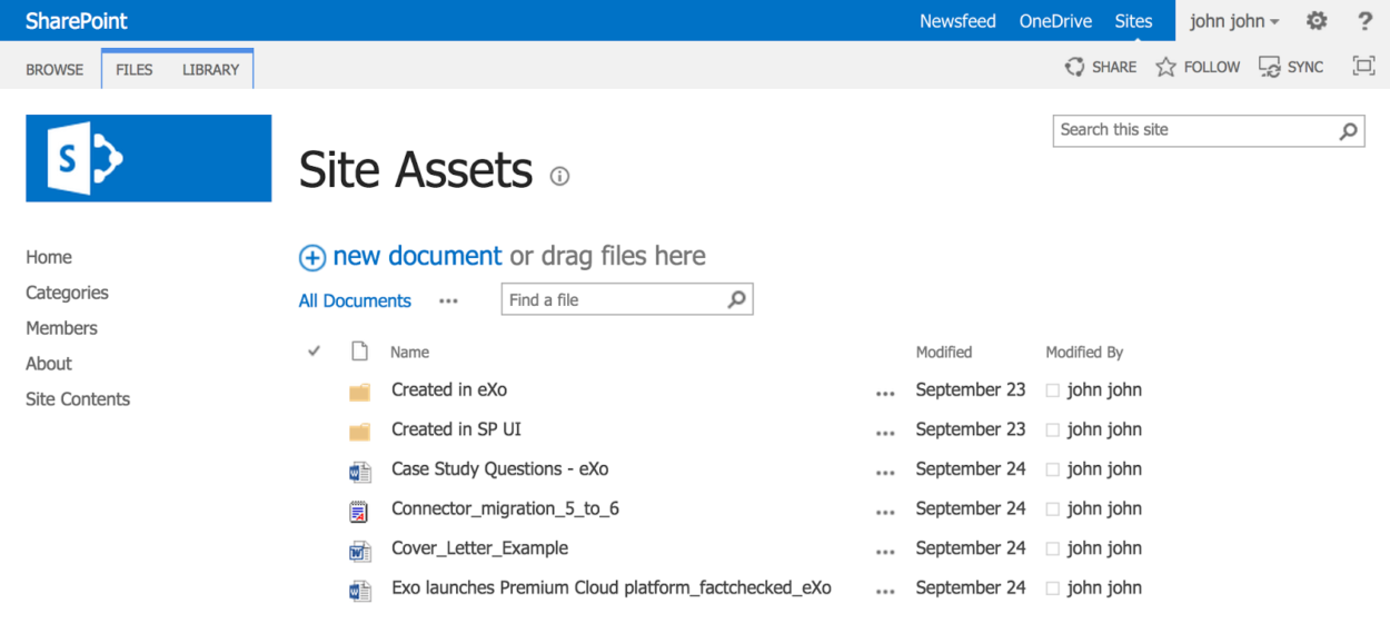 eXo Platform: Connect CMIS repository in eXo using Cloud Drive add-on
