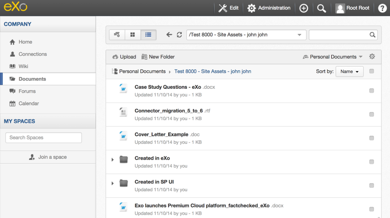 eXo Platform: Connect CMIS repository in eXo using Cloud Drive add-on