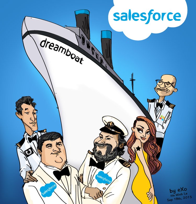 Cartoon of the Week - Dreamforce, Dreamboat: Keep Your Heads In The Clouds