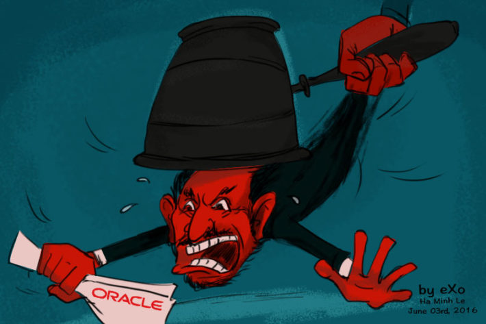 Cartoon of the week - Oracle versus...Everyone!