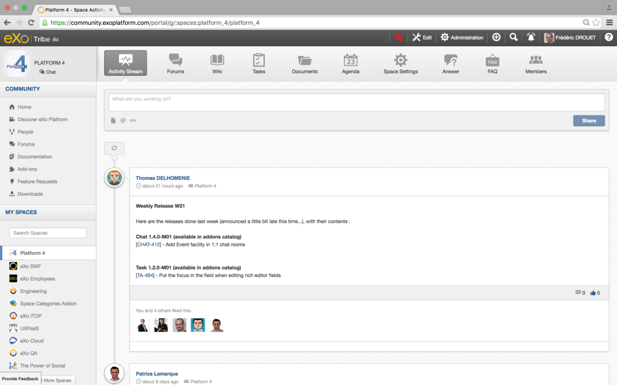 eXo Platform in a Docker Container, to make your data persist!