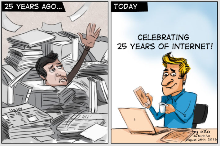 Happy 25th anniversary to the Internet and the Web invention!