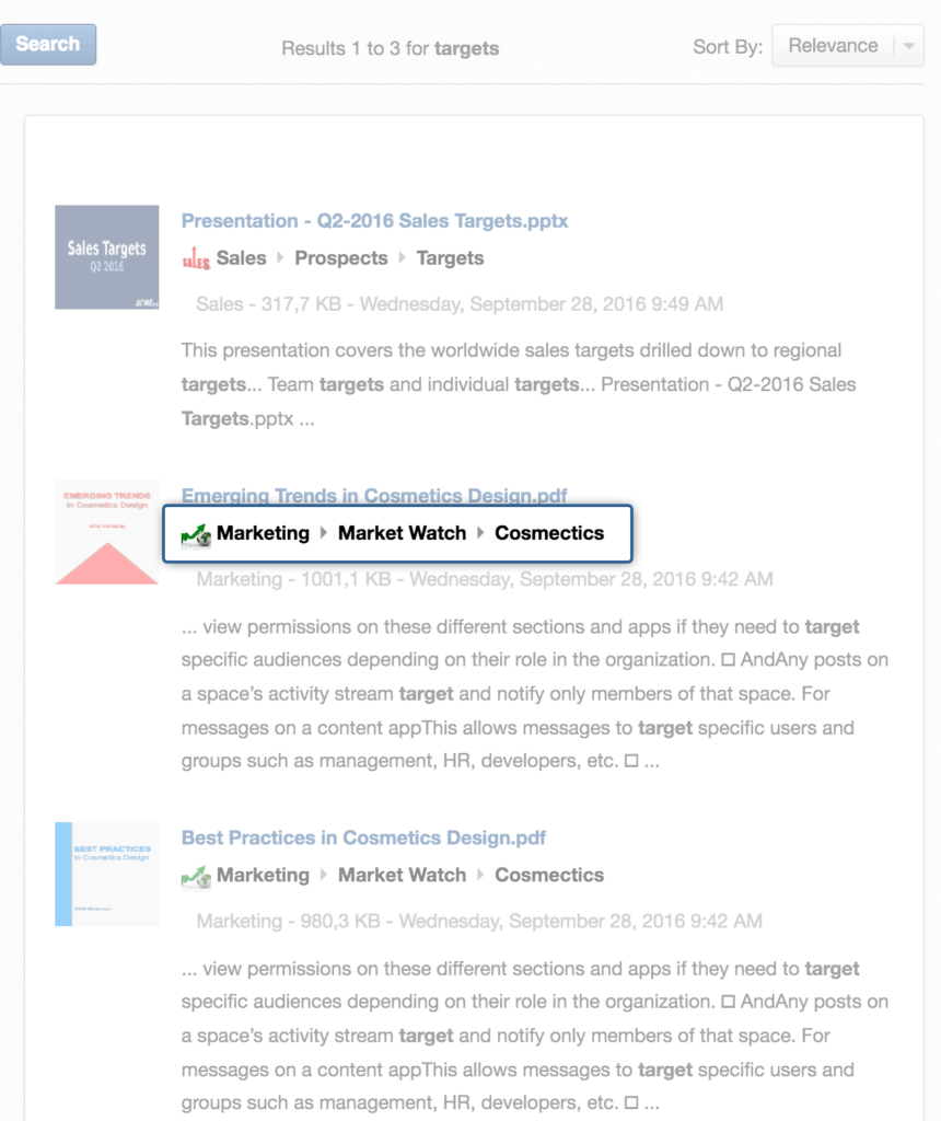 Platform 4.4 Sneak Peek: Improved Document Search results | eXo Platform