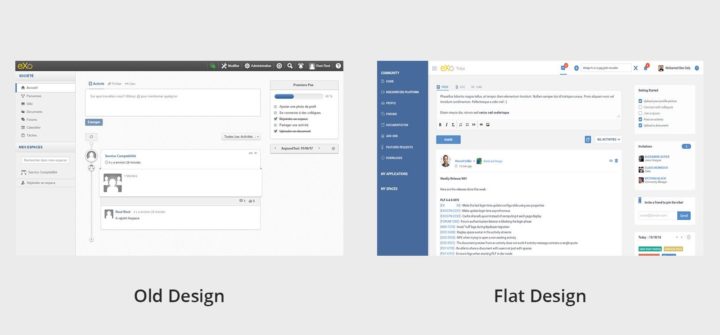 A Look at eXo Platform 5 New Design | Internal Communication Tools