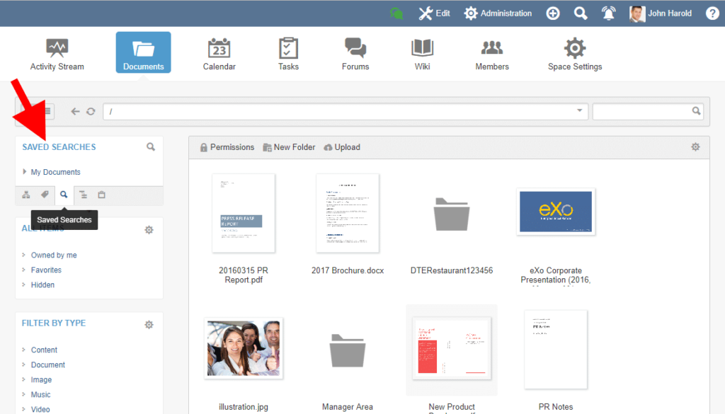 5 Ways to Find Documents in eXo Platform | Team Collaboration Software