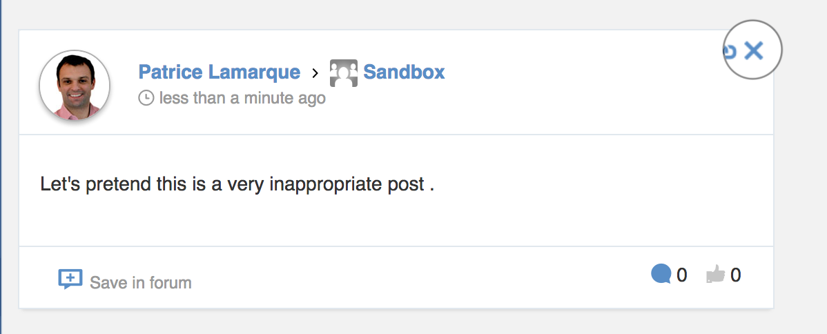 What are the moderation tools available in eXo Platform?