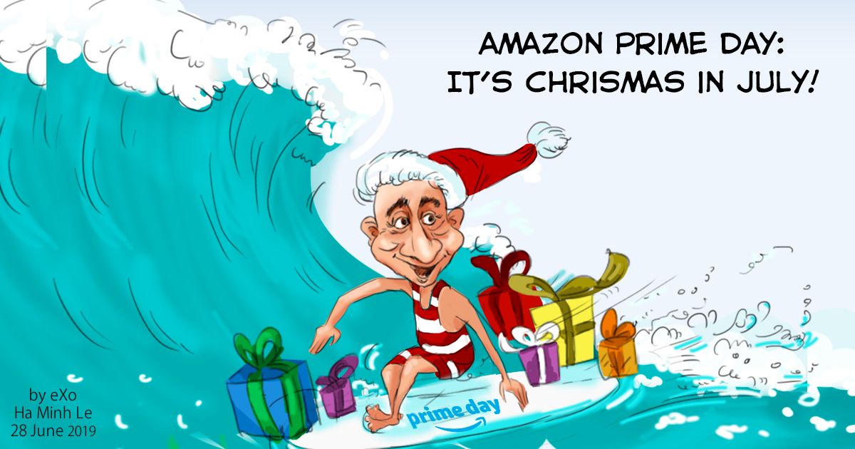 Le Prime Day d'Amazon : C'est Noël en Juillet ! | Cartoon de la semaine