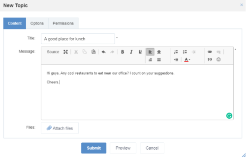 How to use forums in eXo Platform | Collaborative and social features