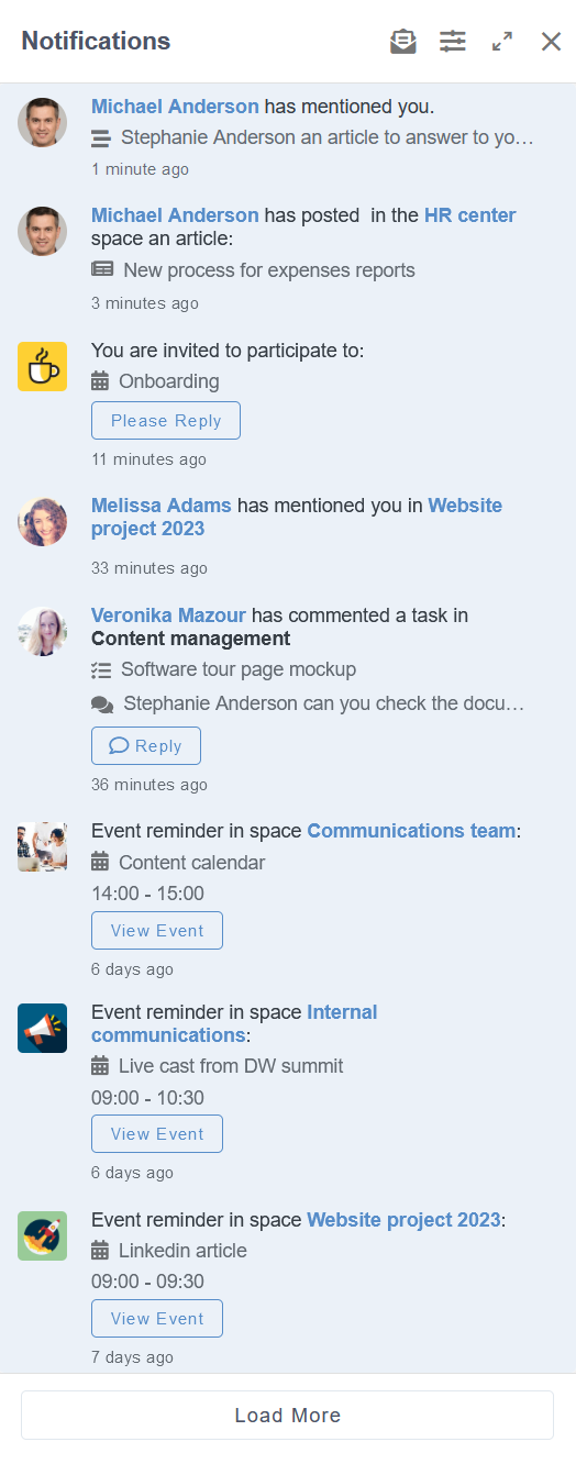 eXo Sneak Peek: The new notification center