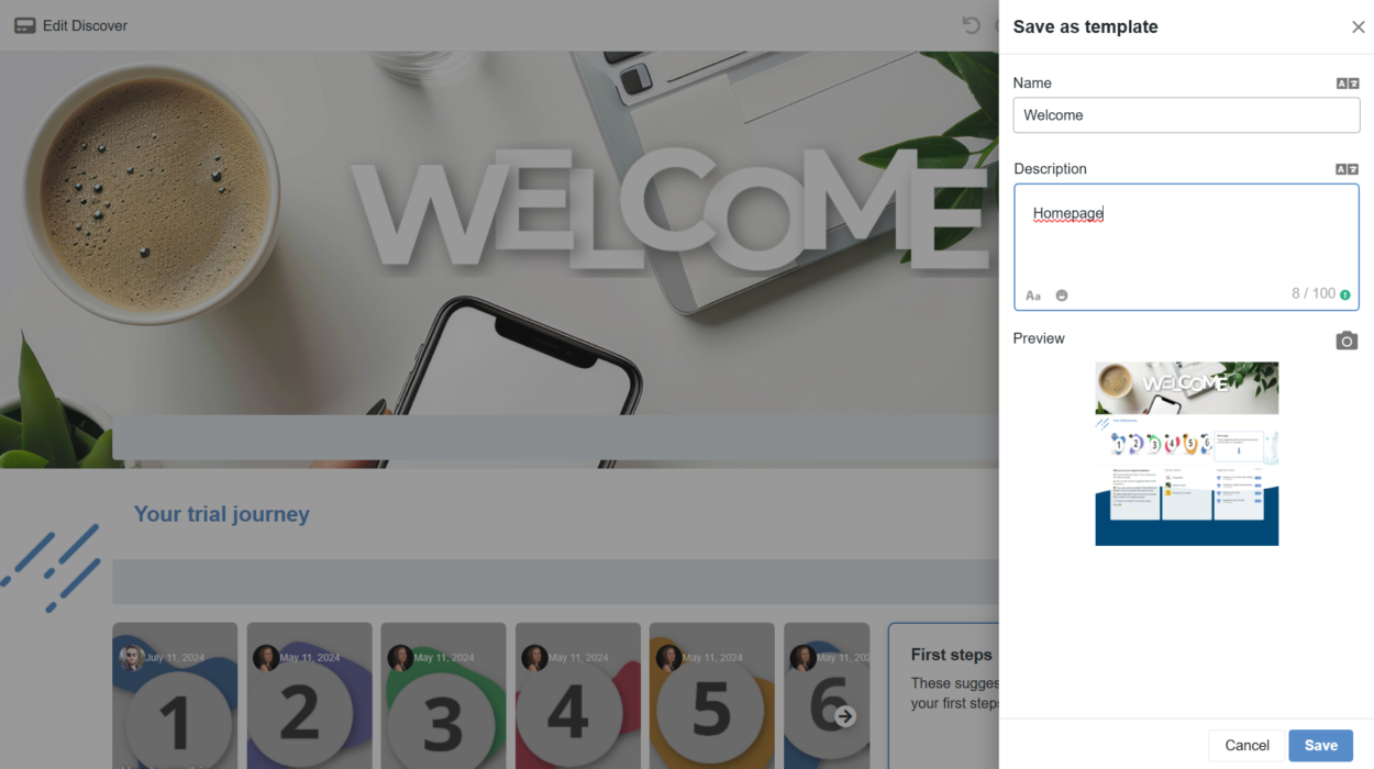 Sneak Peek: The New Templates Feature - eXo Platform