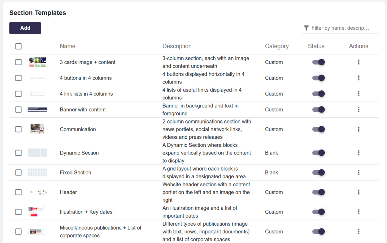 Sneak Peek: The New Templates Feature - eXo Platform