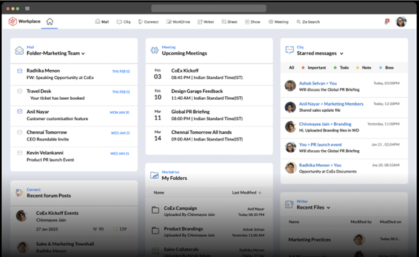 zoho-workplace - eXo Platform