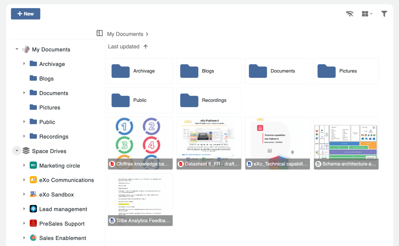 Personal-drive - eXo Platform
