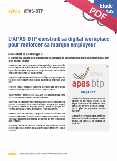 Etude de cas APAS-BTP - digital workplace | eXo Platform